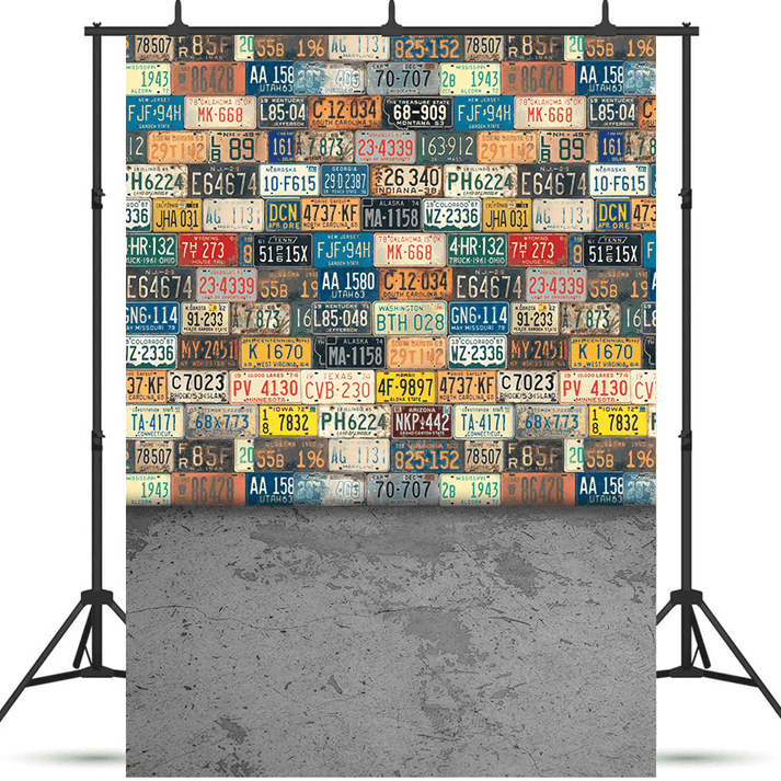 Car Licence Number Plates Background Backdrop SBH0576 – Starbackdrop
