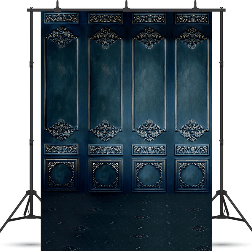 Royal Dark Blue Black Wall Backdrop Shoot Studio Prop SBH0578 ...