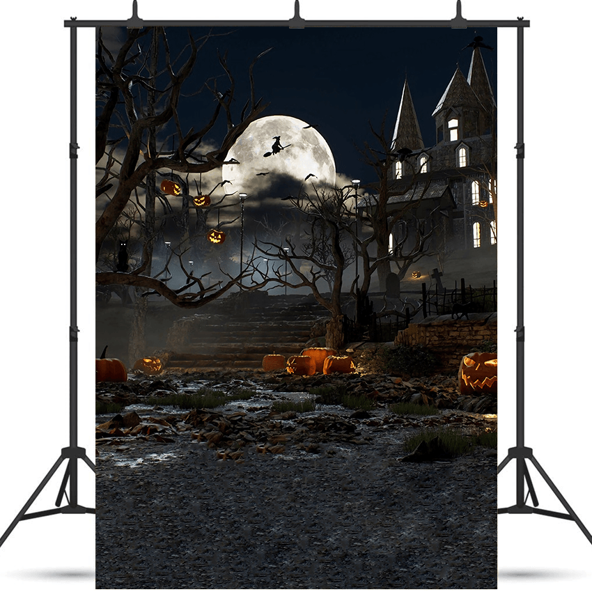 Halloween Night Mystery Ghost Backdrop for Photo SBH0630 – Starbackdrop