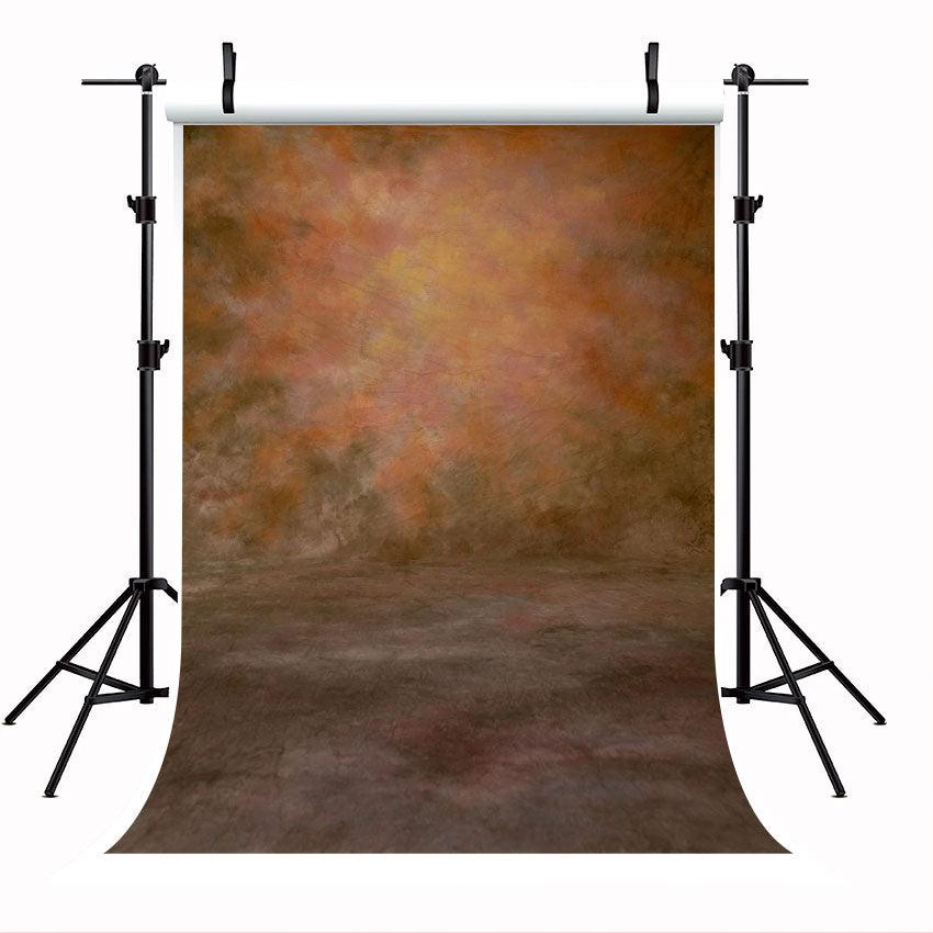Buy Vintage Abstract Rust Brown Floor Backdrops for Studio Prop Online ...