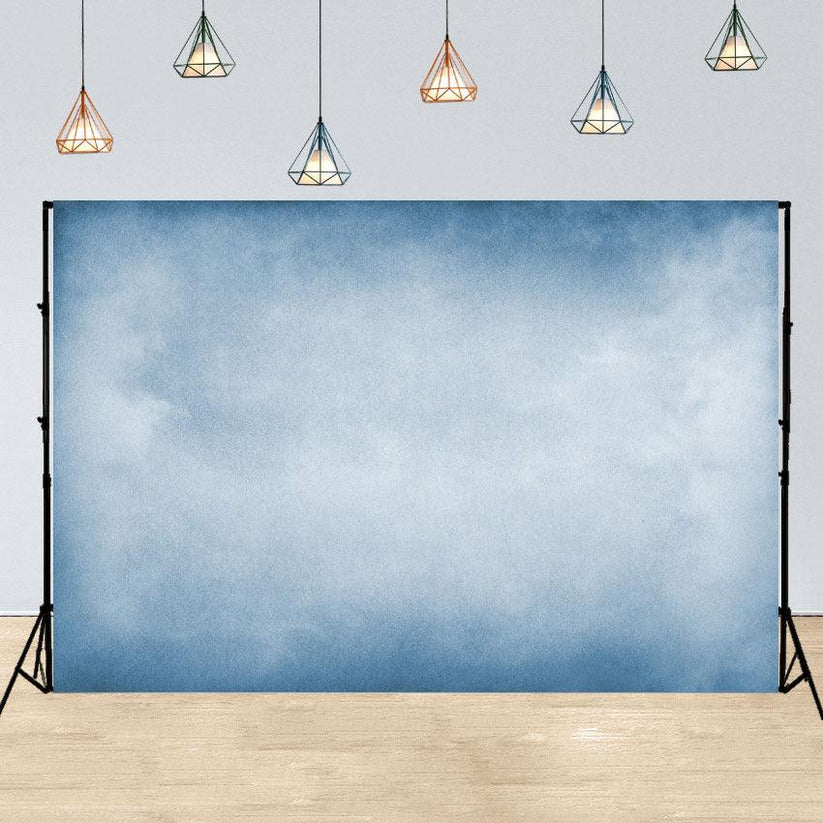 Buy Light Blue Abstract Photo Backdrops for Portrait Prop Online ...