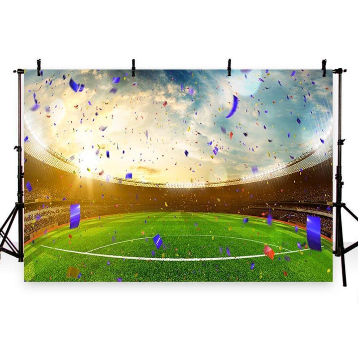 Buy Stadium Backdrop Football Field Photography Background Online ...