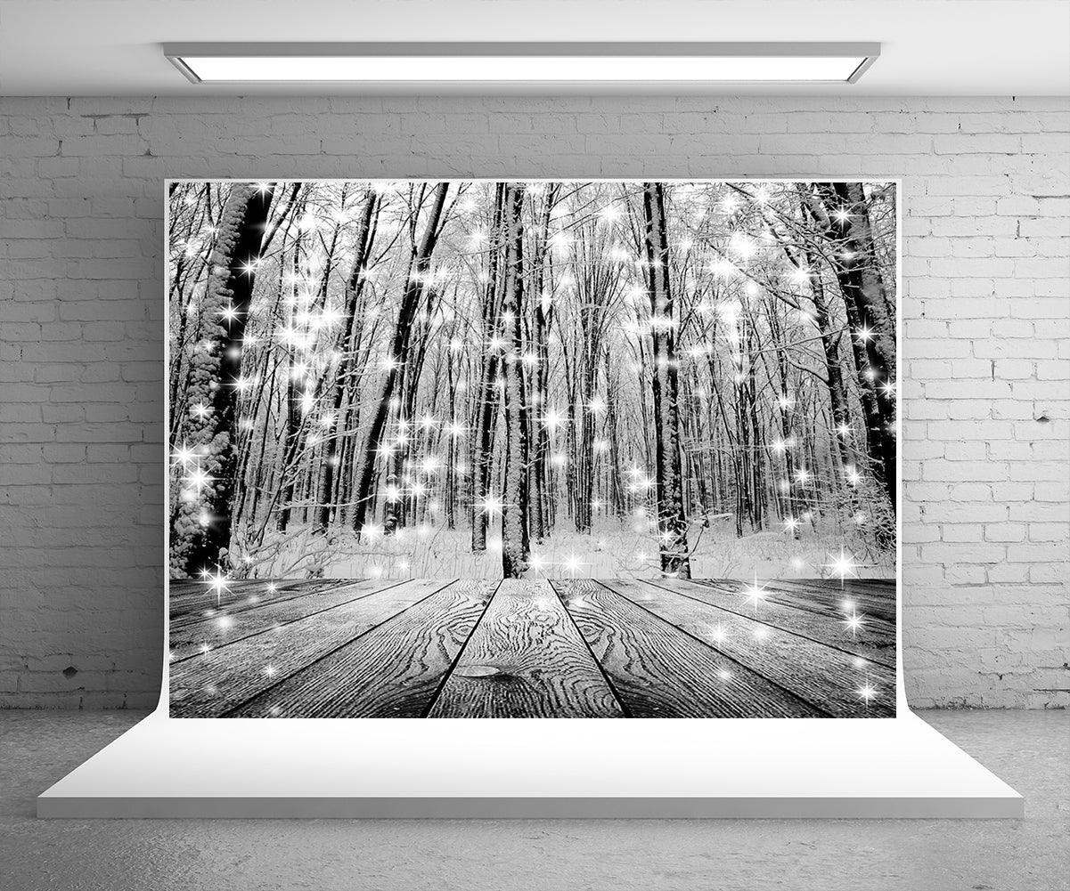 Buy Light Snowflake Photography Backdrop Christmas Background Online ...