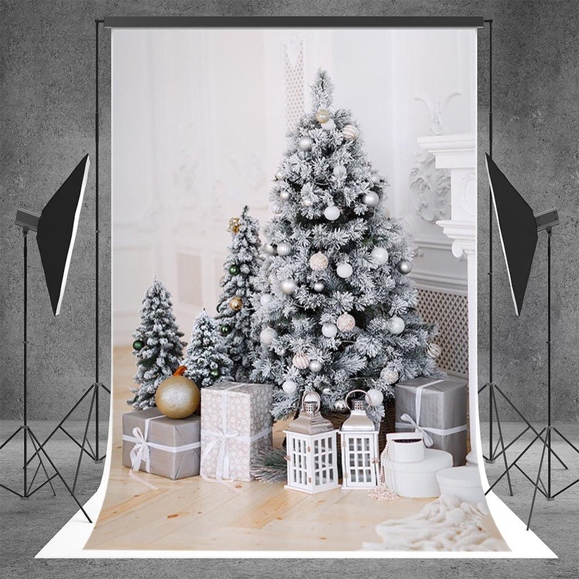 Buy White Theme Christmas Photography Backdrops for Studio Online ...