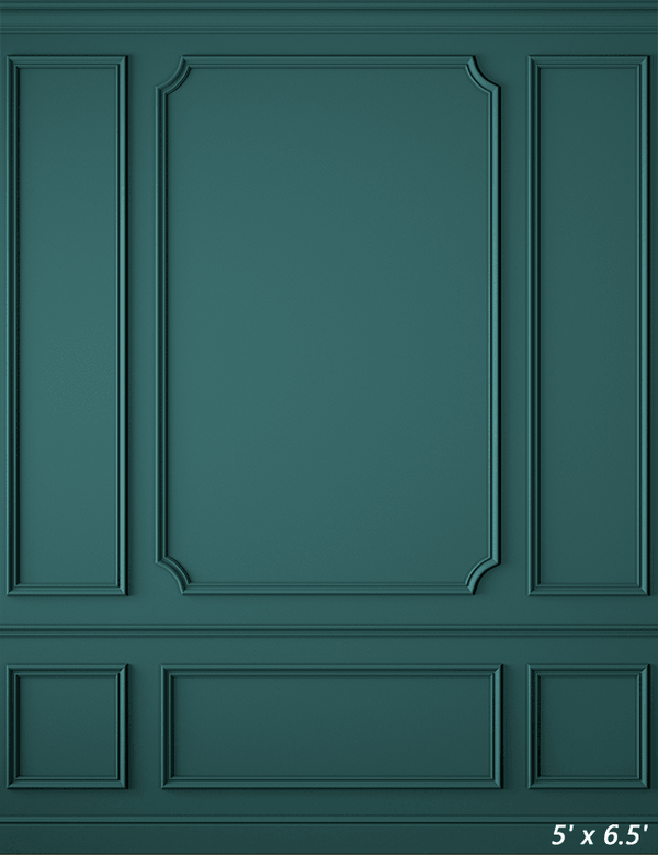 Modern Classic Green Interior Wall Backdrop SBH0459 – Starbackdrop
