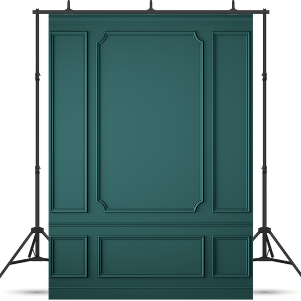 Modern Classic Green Interior Wall Backdrop SBH0459 – Starbackdrop