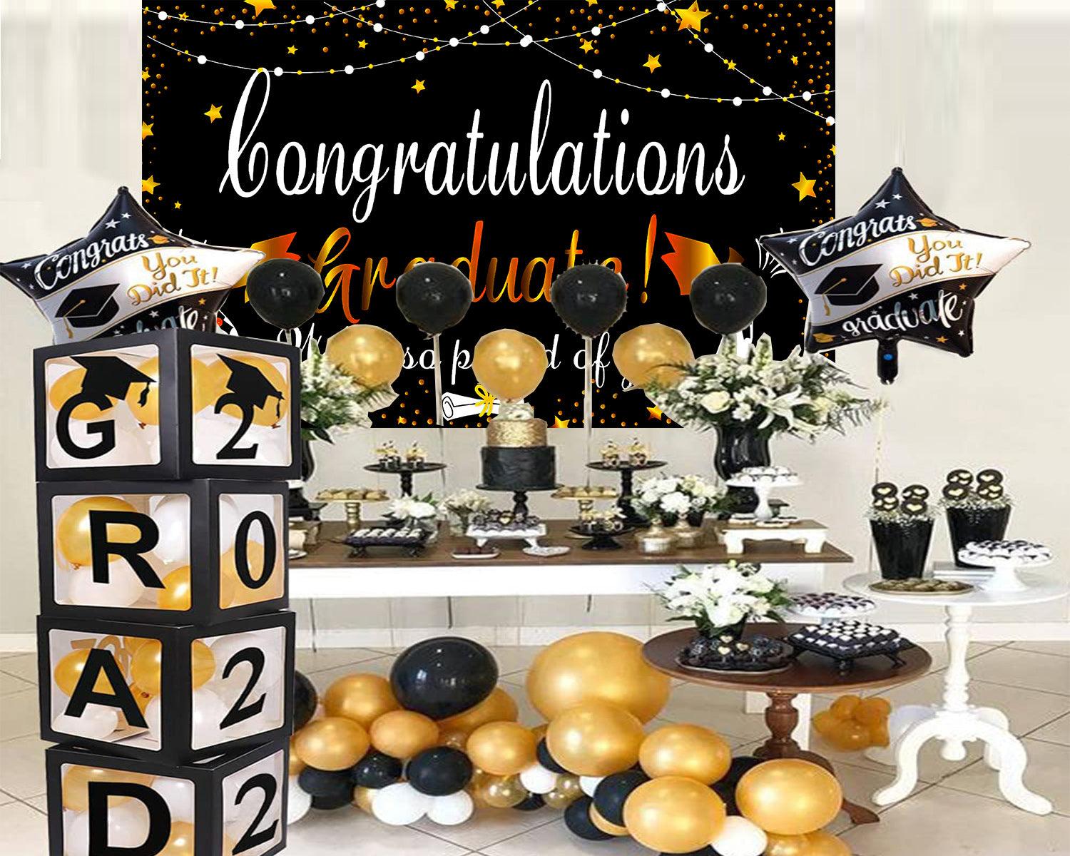 Graduation Celebration Backdrop Graduation Photo Booth Backdrop Gradua ...