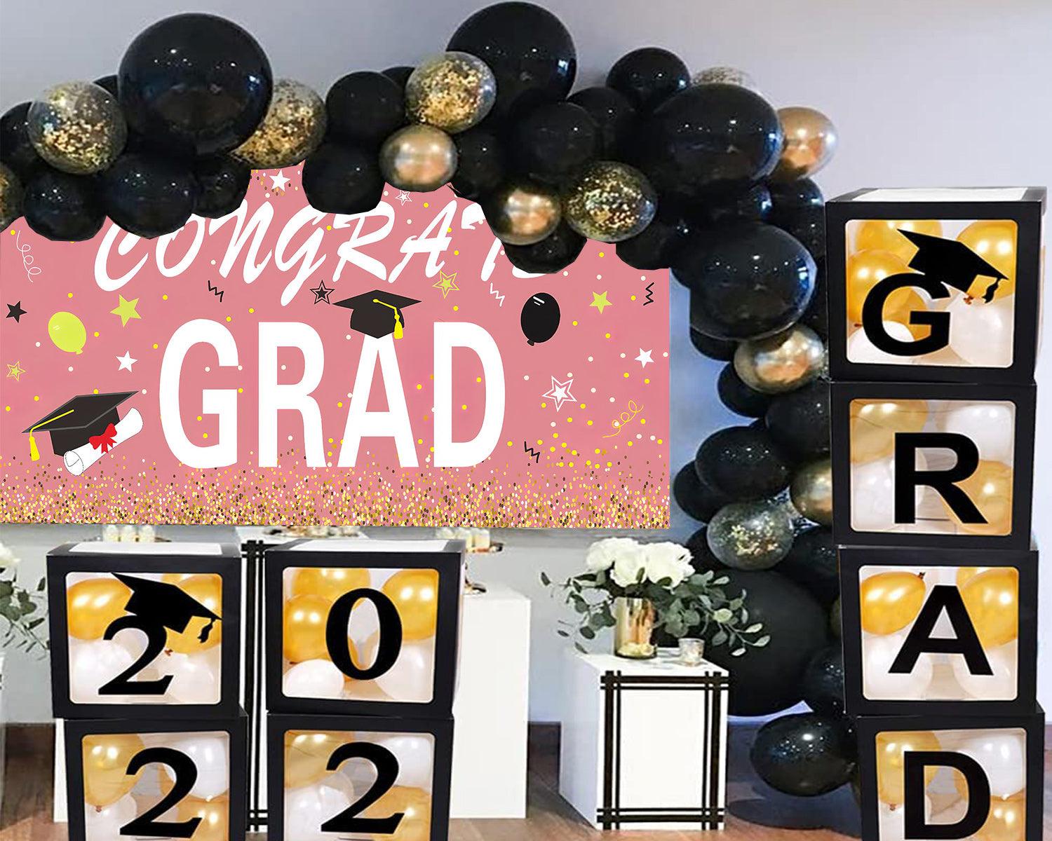 Graduation Celebration Backdrop Graduation Pink Background Graduation ...