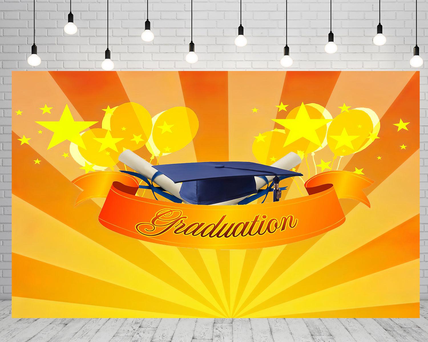 Stage Lighting Graduation Party Backdrop Background for Photography TK ...